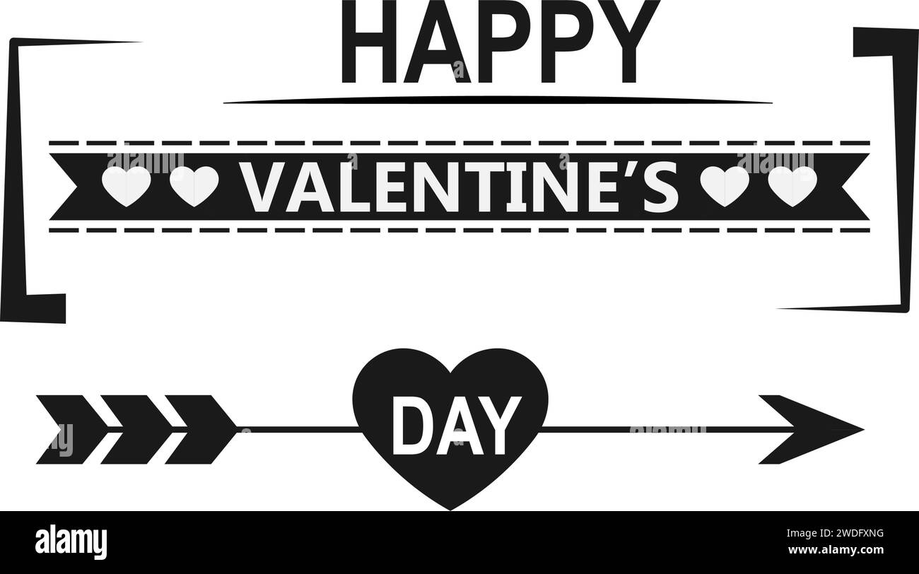 Border hearts Black and White Stock Photos & Images - Alamy