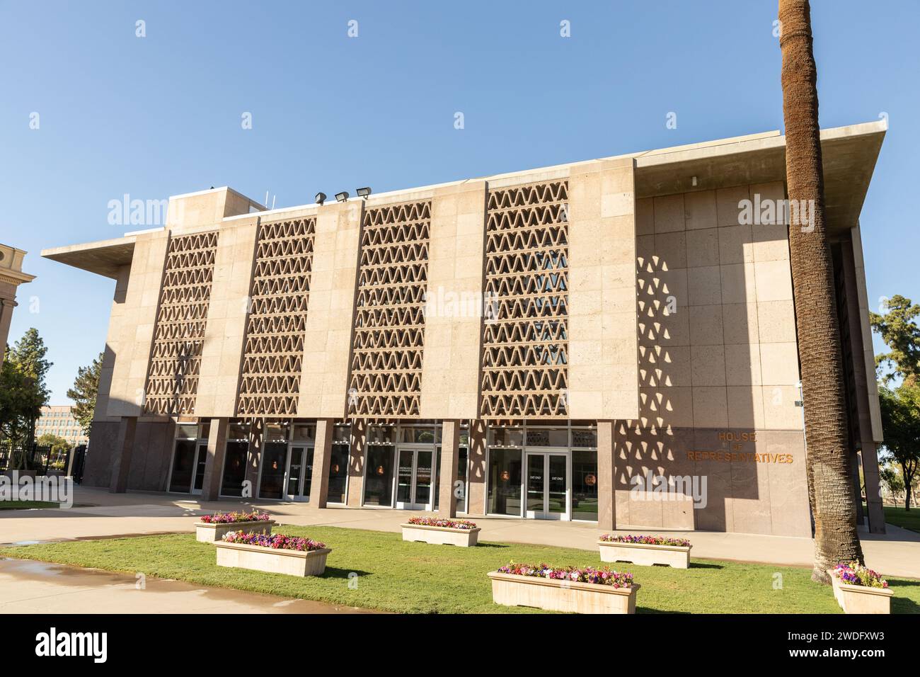 The House of Representatives building located next to the Arizona State ...