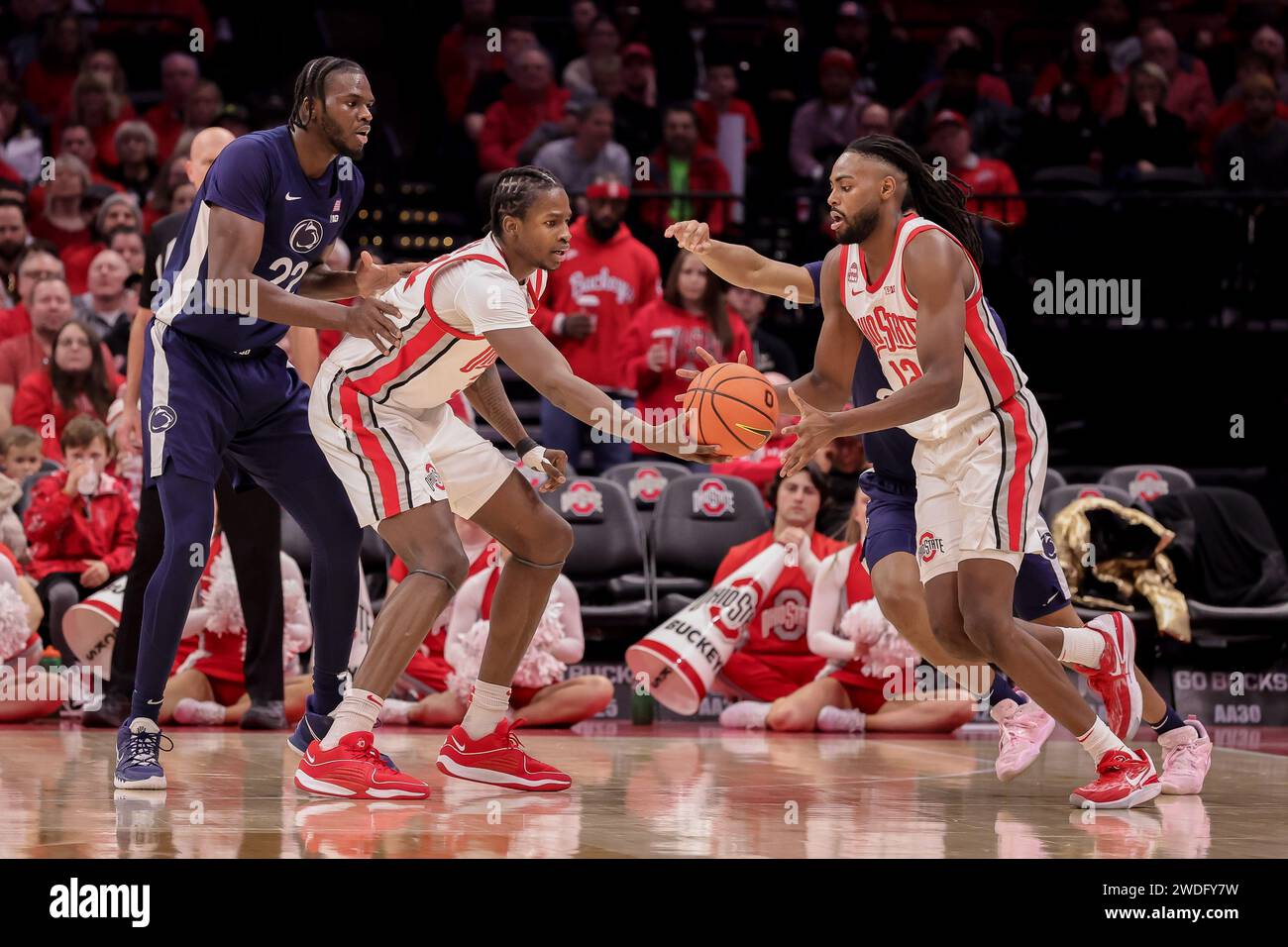 Columbus, Ohio, USA. 20th Jan, 2024. Ohio State Buckeyes center Felix ...