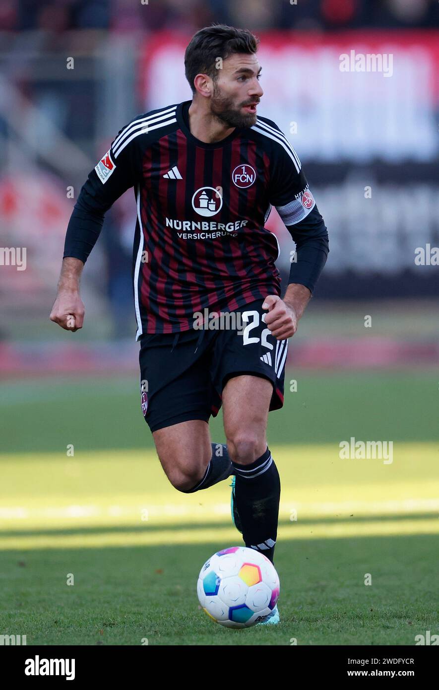 Nuernberg, Deutschland. 20th Jan, 2024. Enrico Valentini (1.FC ...