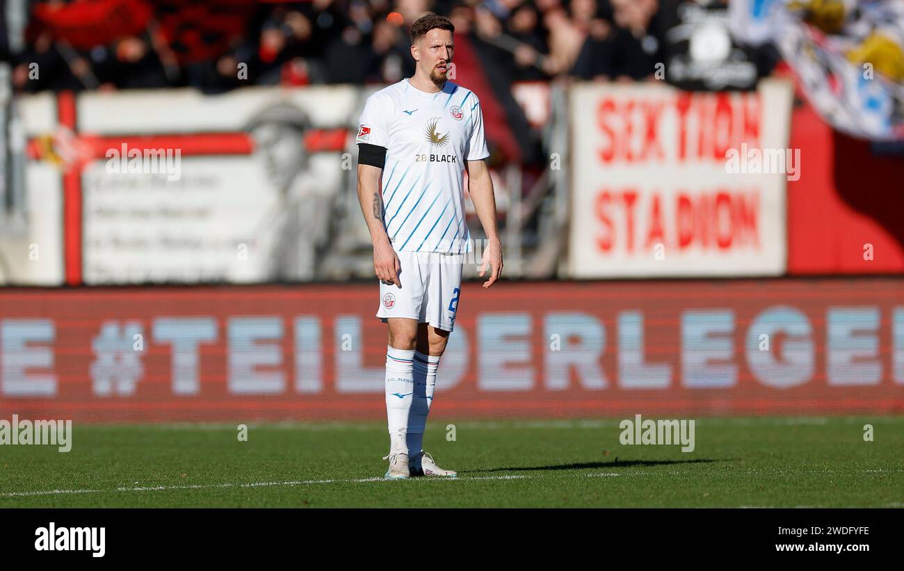 Nuernberg, Deutschland. 20th Jan, 2024. Enttaeuschung, niedergeschlagen ...