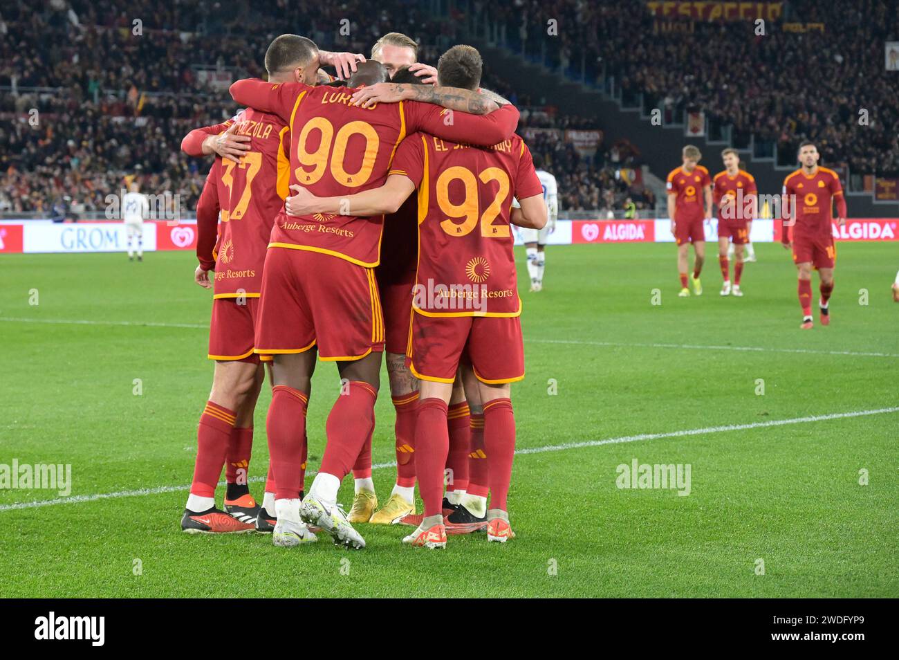Stadio Olimpico, Rome, Italy. 20th Jan, 2024. Serie A Football; Roma ...