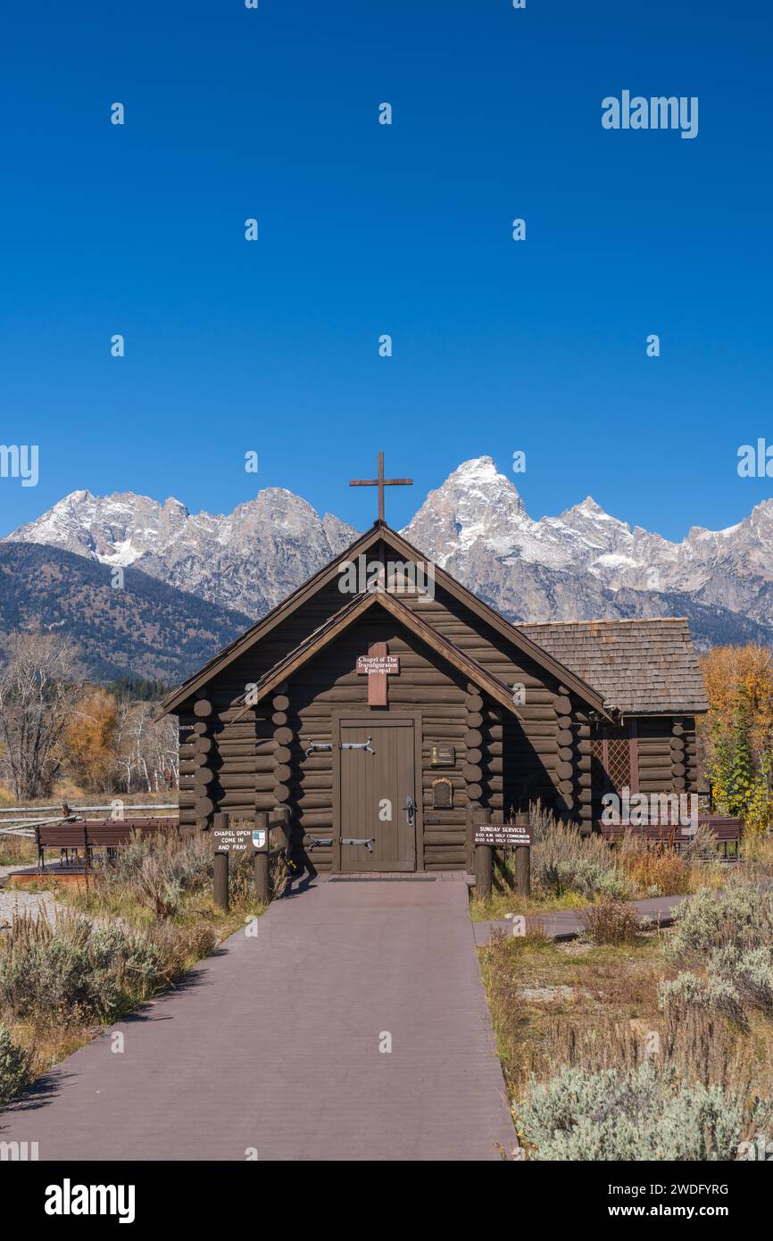 The Chapel of the Transfiguration, Episcopal with a back drop of the ...