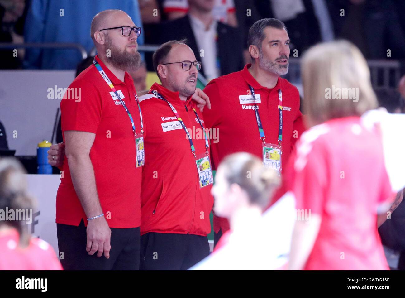 Zagreb, Croatia. 20th Jan, 2024. Head Coach of Austria Ales Pajovic ...