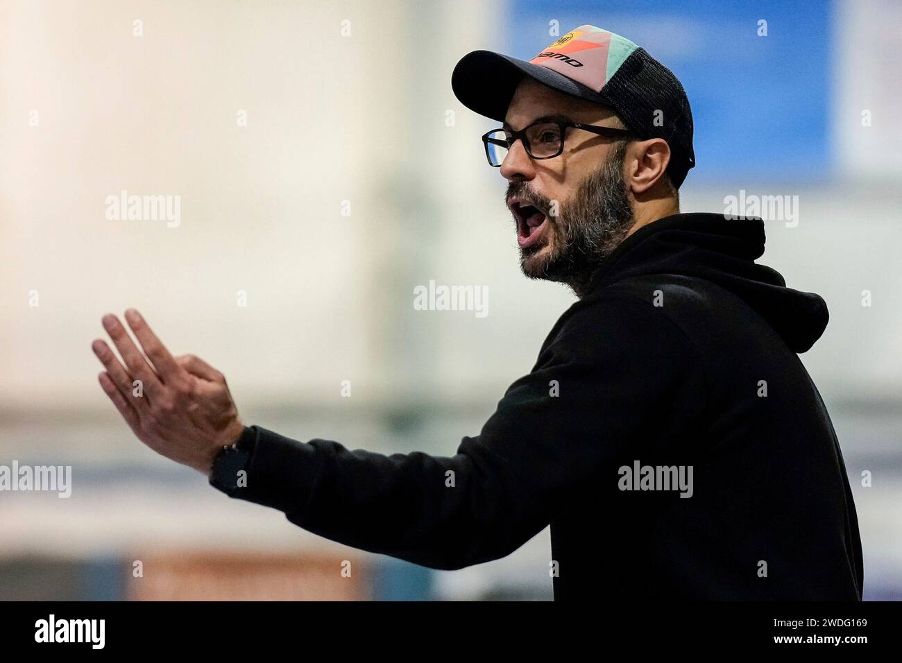Mannheim, Deutschland. 20th Jan, 2024. Hector Martinez Ruiz (Trainer ...