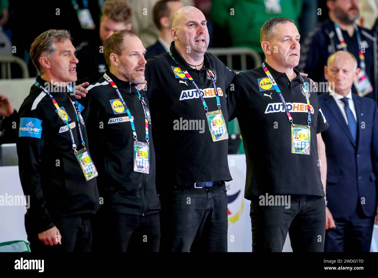 Zagreb, Croatia. 20th Jan, 2024. German Coach Erik Wudtke and Head ...