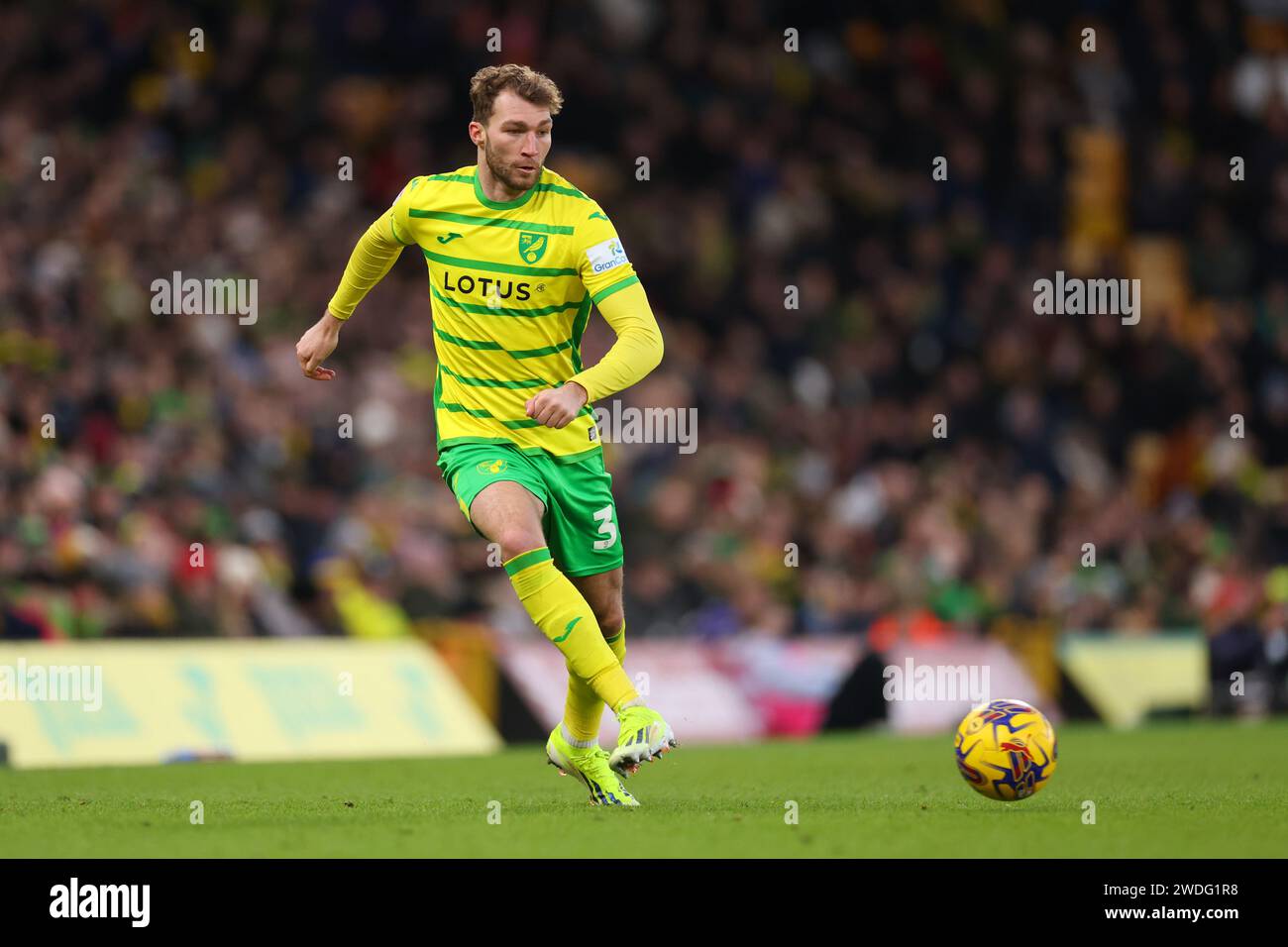 Carrow Road, Norwich, Norfolk, UK. 20th Jan, 2024. EFL Championship ...