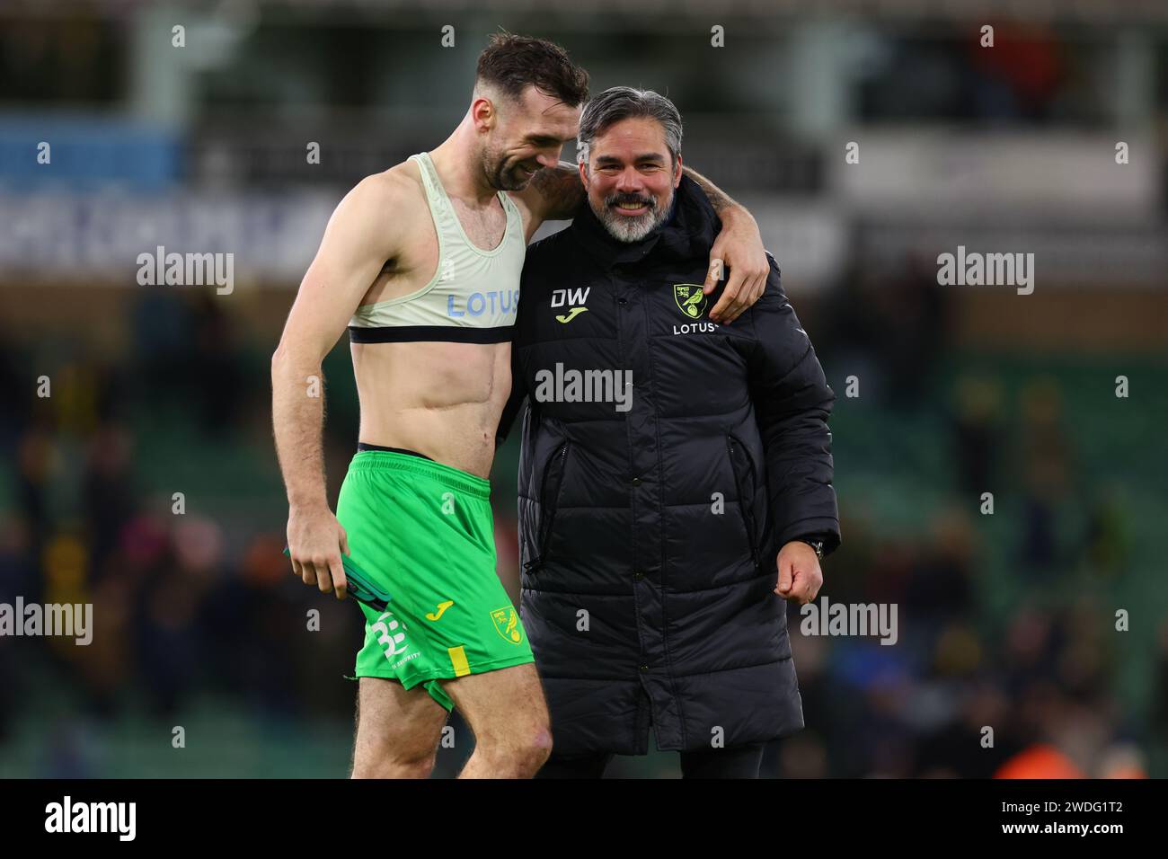 Carrow Road, Norwich, Norfolk, UK. 20th Jan, 2024. EFL Championship ...