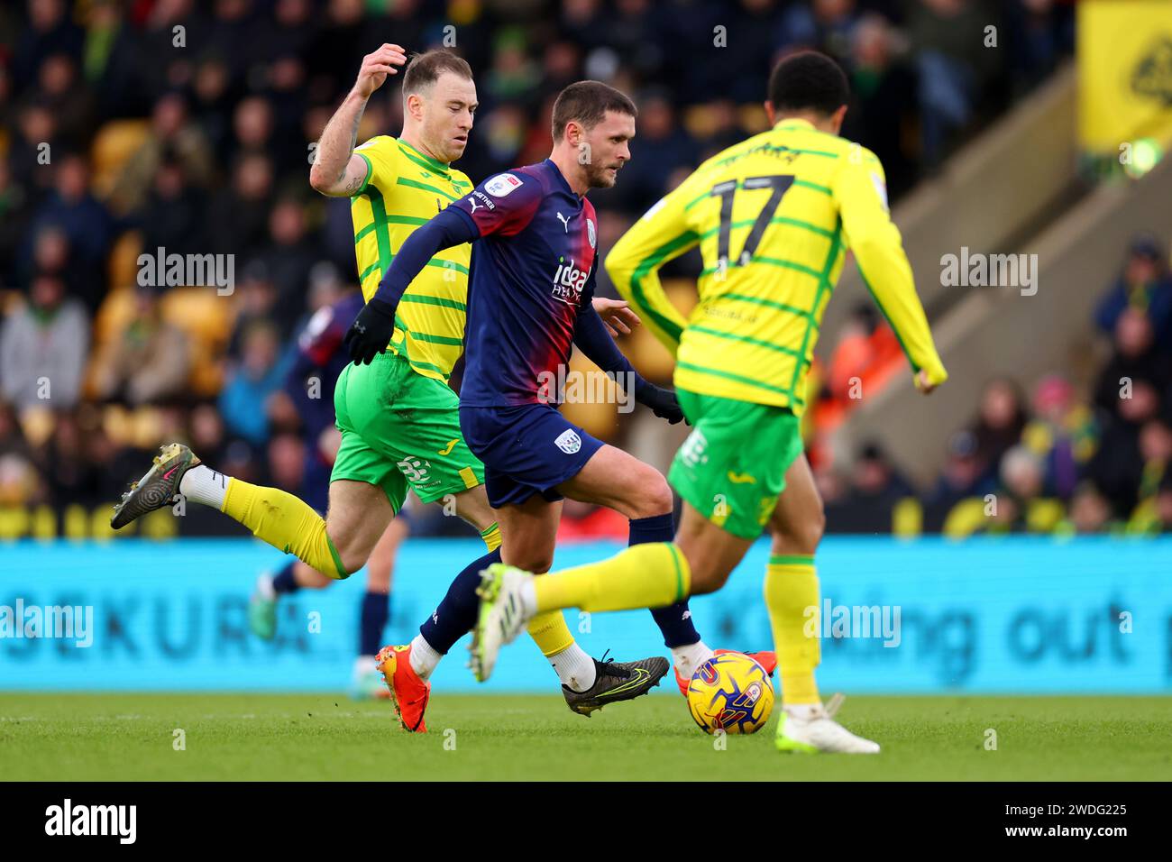 Carrow Road, Norwich, Norfolk, UK. 20th Jan, 2024. EFL Championship ...