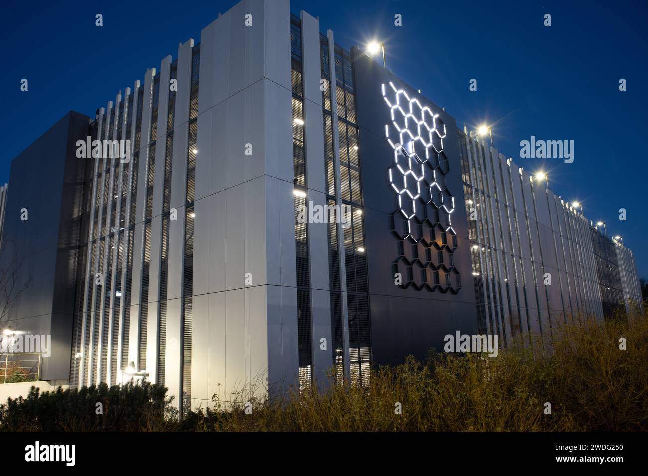 Cambridge Science Park During Blue Hour Stock Photo - Alamy