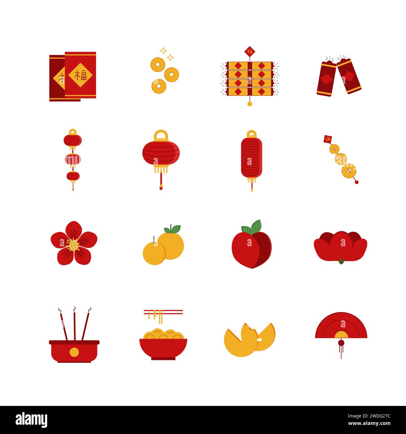 Prosperity cookies Stock Vector Images - Alamy