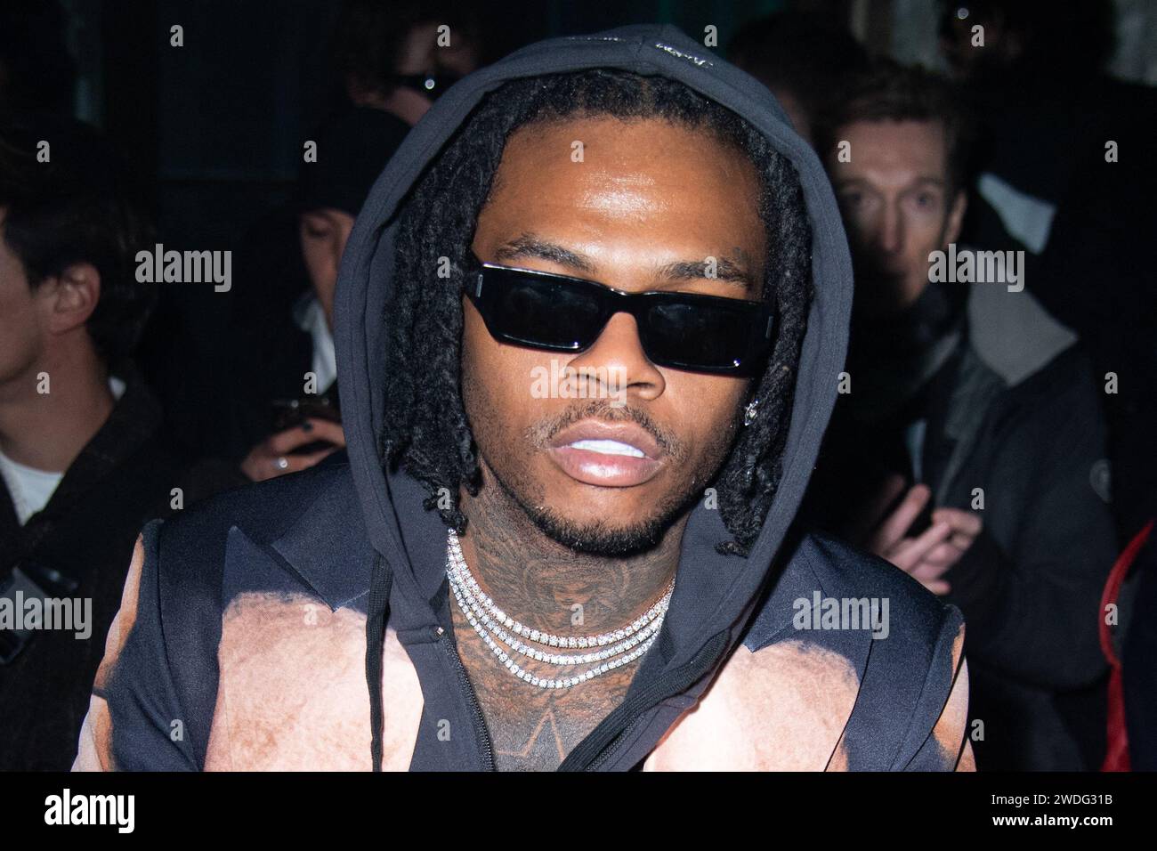 Paris, France. 19th Jan, 2024. Gunna attending the KidSuper Menswear ...