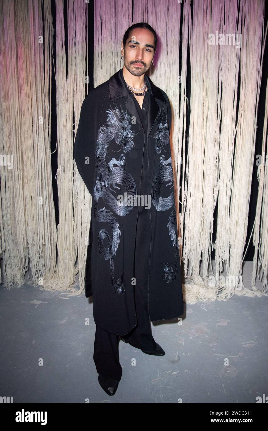 Paris, France. 19th Jan, 2024. Willy Cartier attending the KidSuper ...