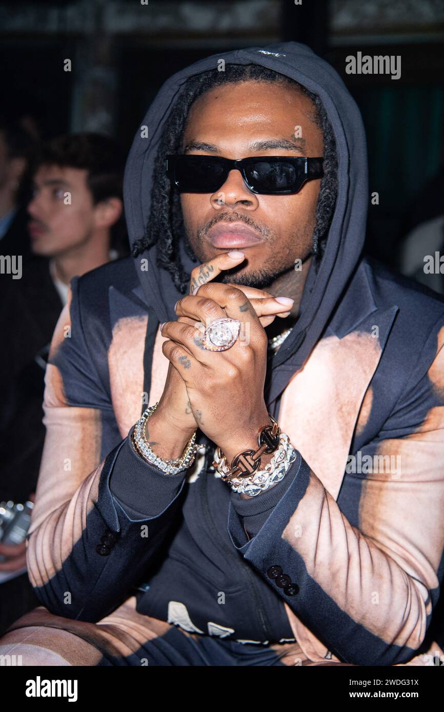 Paris, France. 19th Jan, 2024. Gunna attending the KidSuper Menswear ...