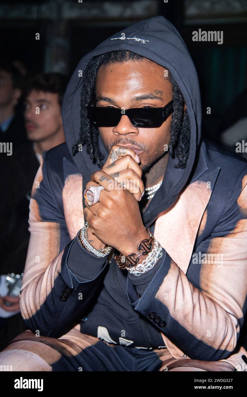 Paris, France. 19th Jan, 2024. Gunna attending the KidSuper Menswear ...