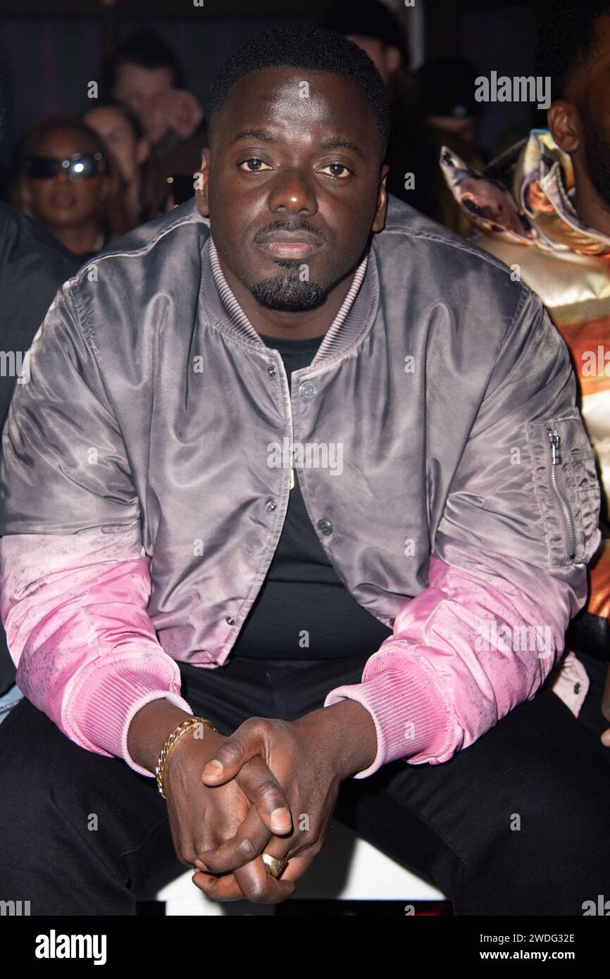 Paris, France. 19th Jan, 2024. Daniel Kaluuya attending the KidSuper ...
