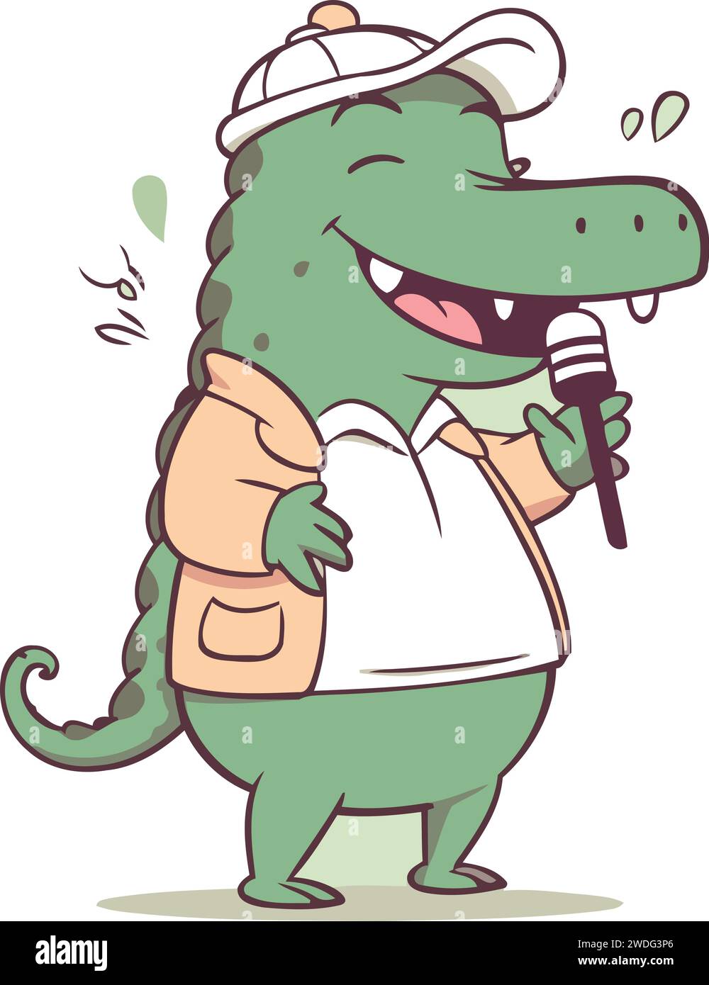 Cartoon crocodiles Cut Out Stock Images & Pictures - Alamy