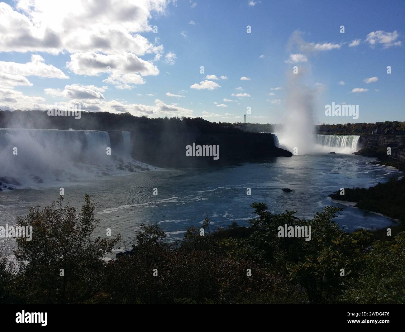 Unique water views in Niagara Falls State Park Stock Photo - Alamy