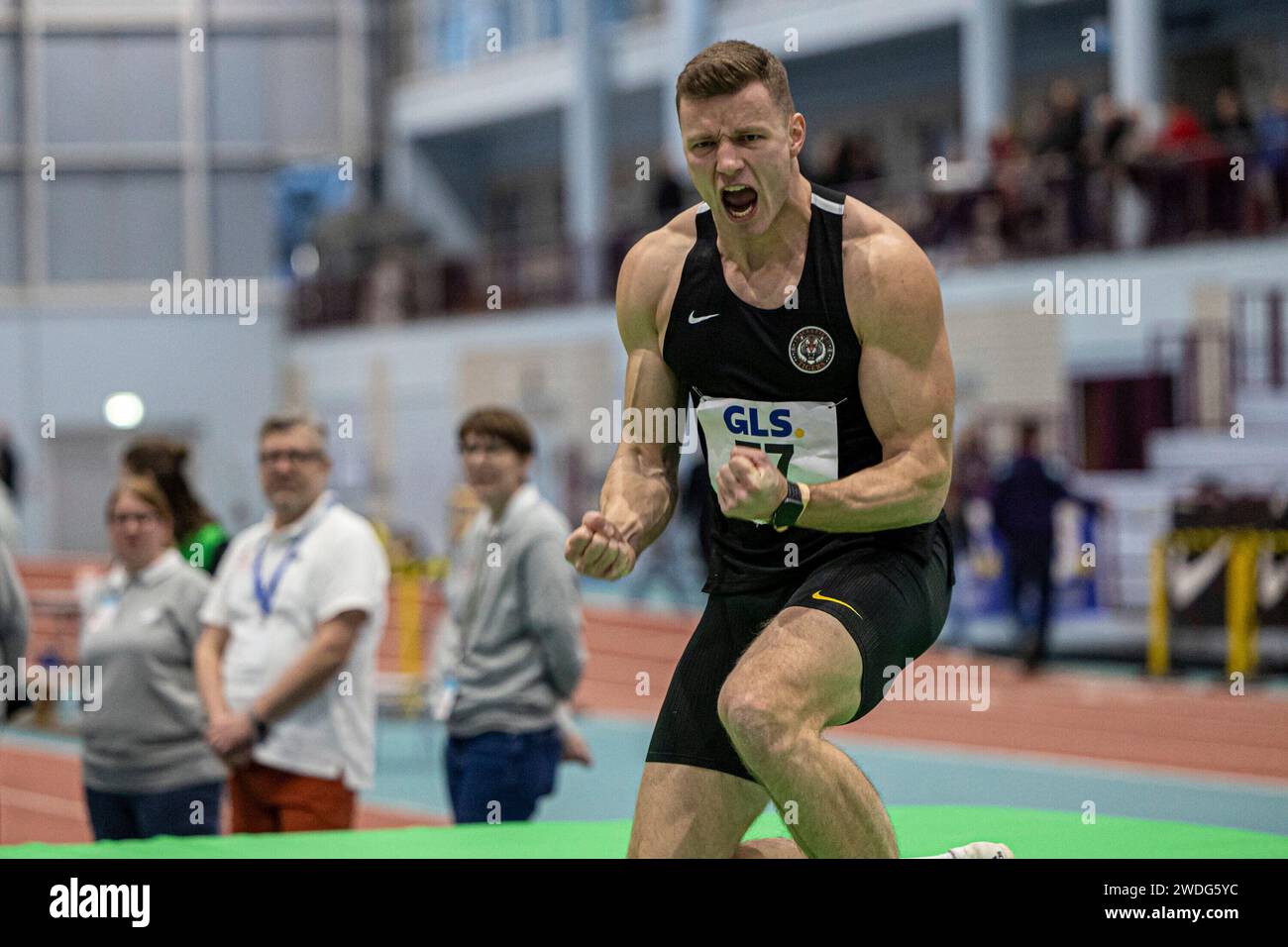 Frankfurt, Deutschland. 20th Jan, 2024. Nico Beckers (Track&Field ...