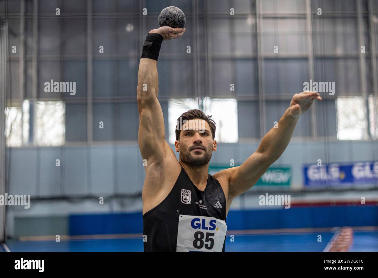 Frankfurt, Deutschland. 20th Jan, 2024. Tim Nowak (SSV Ulm 1846); DM ...