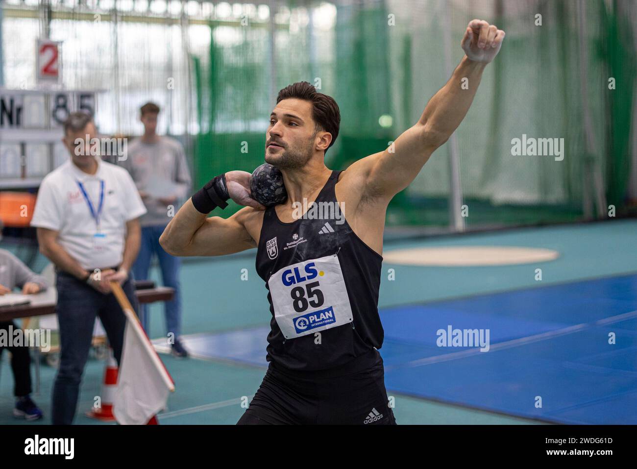 Frankfurt, Deutschland. 20th Jan, 2024. Tim Nowak (SSV Ulm 1846); DM ...
