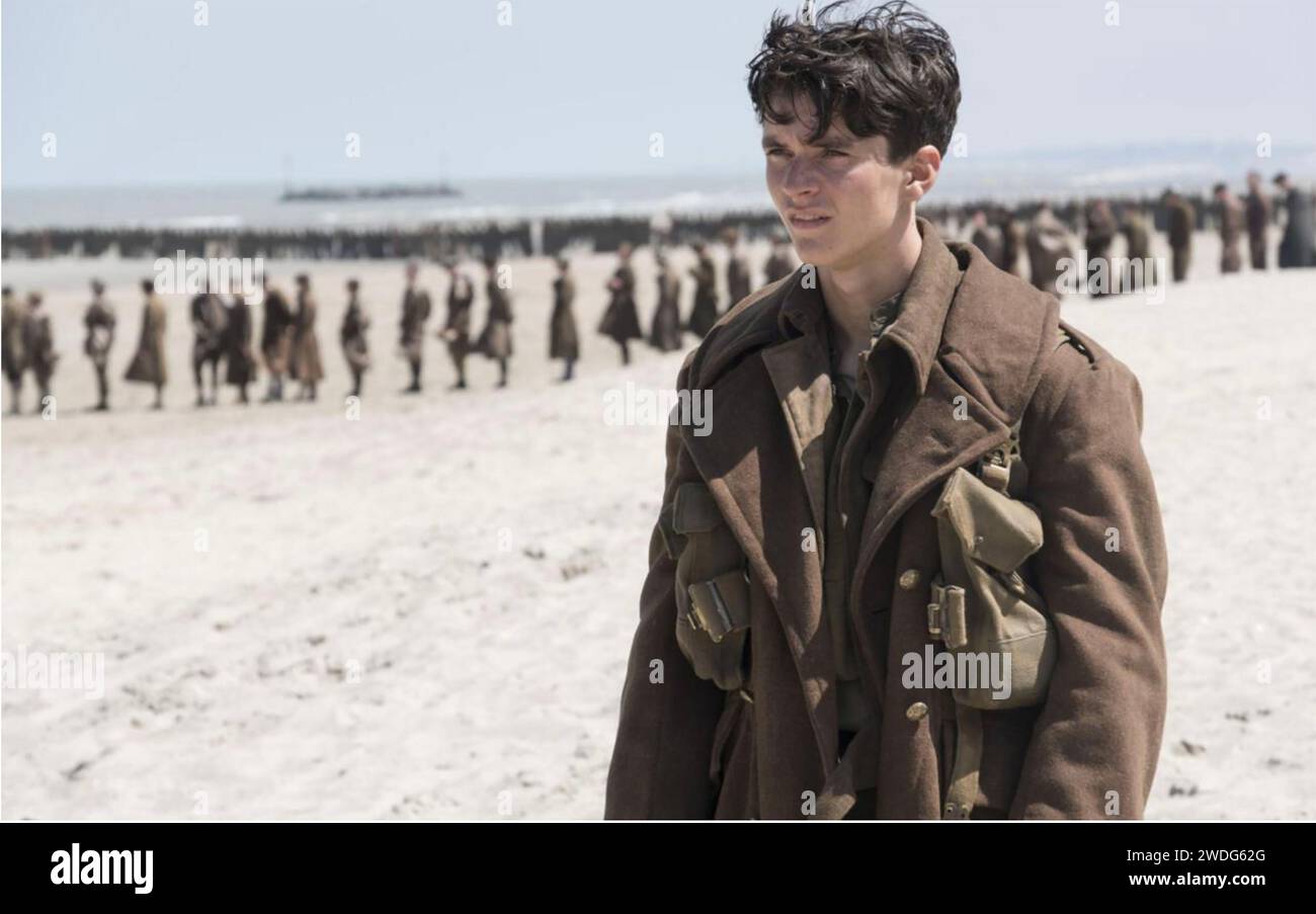 DUNKIRK 2017 Warner Bros. Pictures film with Fionn Whitehead Stock ...