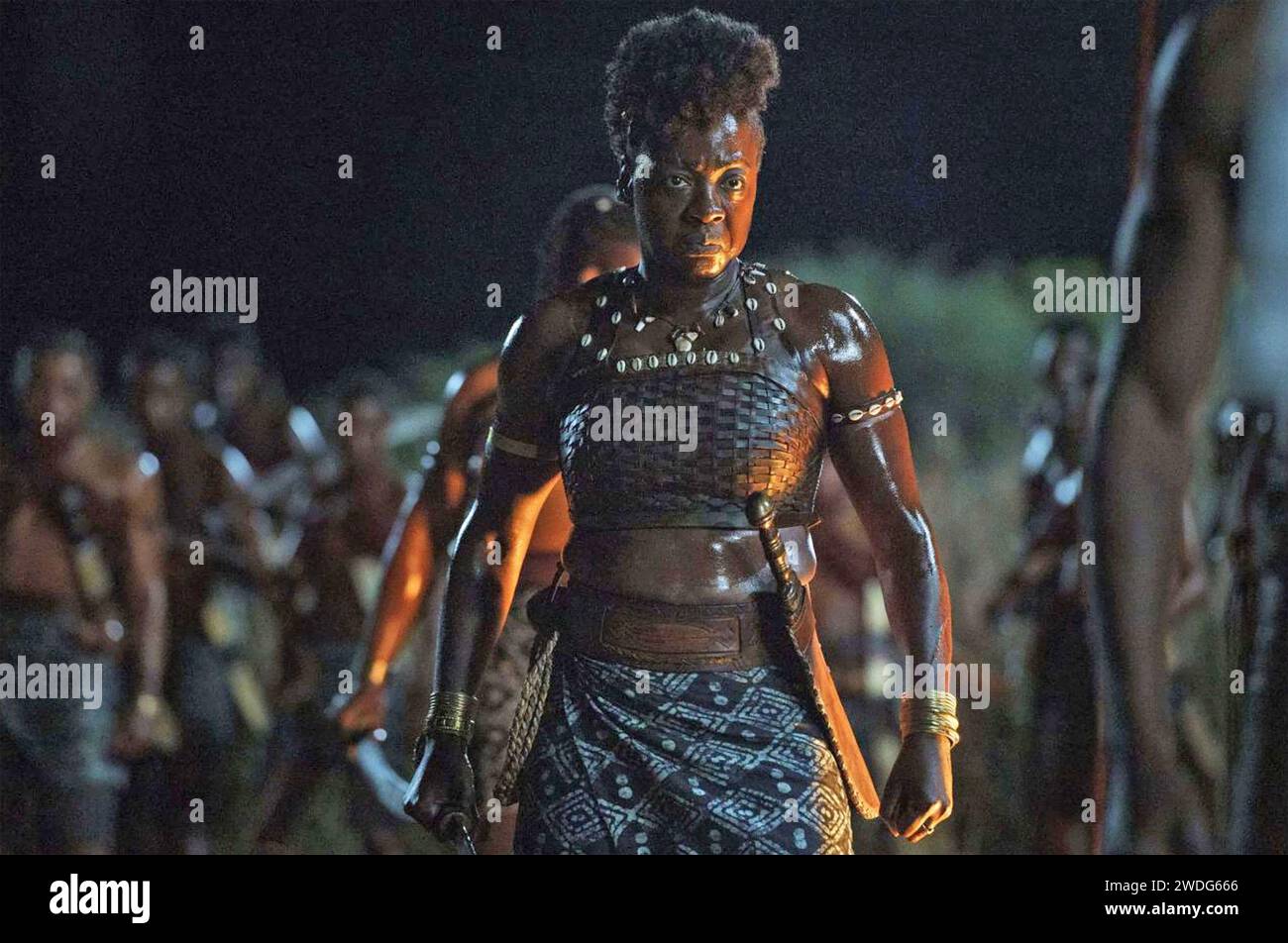 THE WOMAN KING 2022 Sony Pictures Releasing film with Viola Davis Stock ...