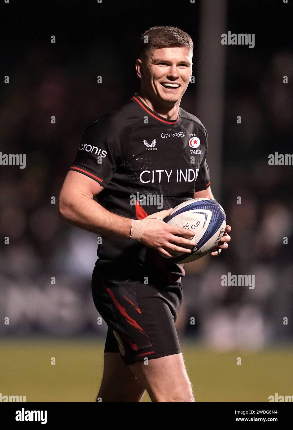 Saracens' Owen Farrell during the Investec Champions Cup match at the ...
