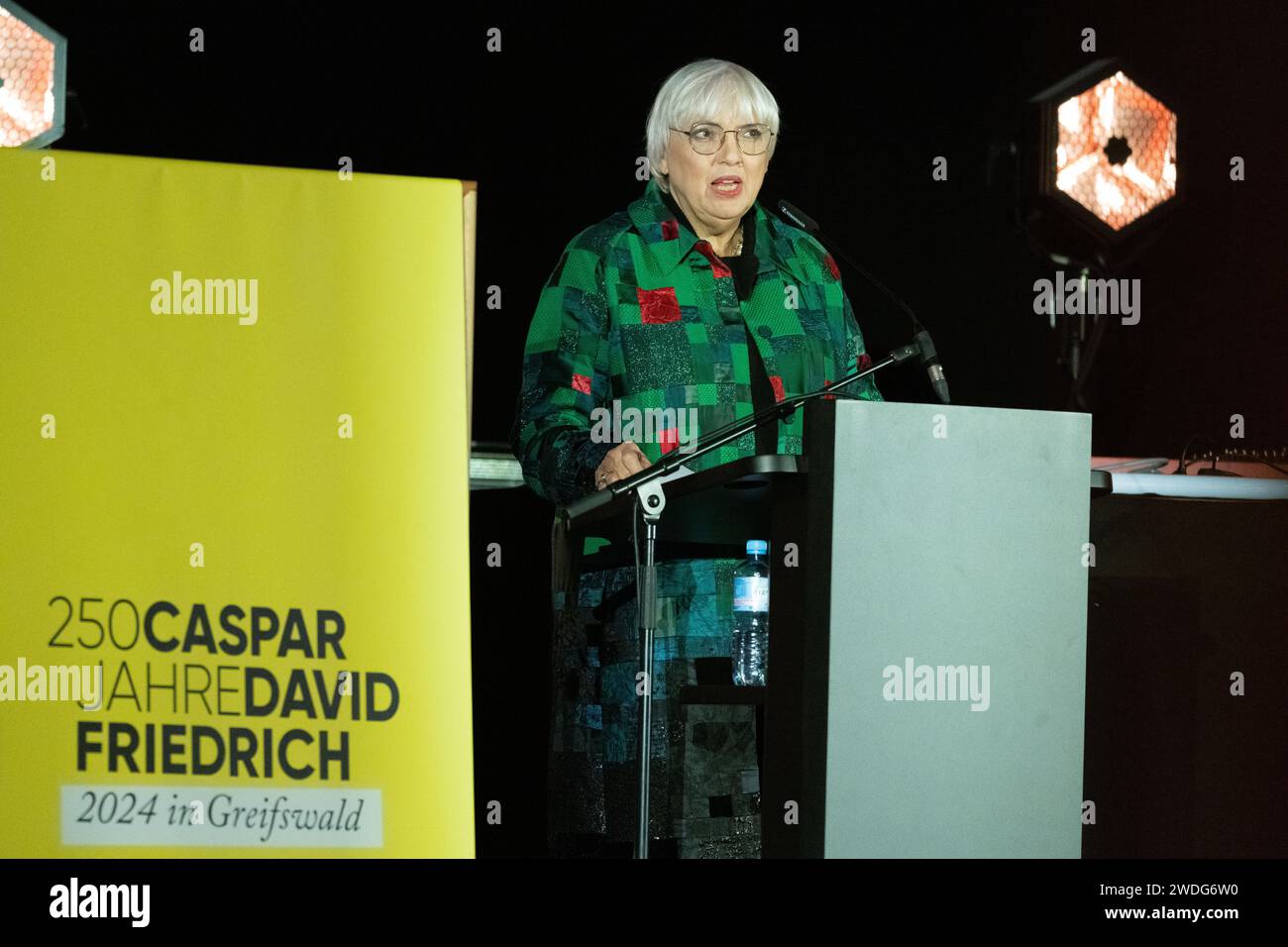 20 January 2024, Mecklenburg-Western Pomerania, Greifswald: Claudia ...