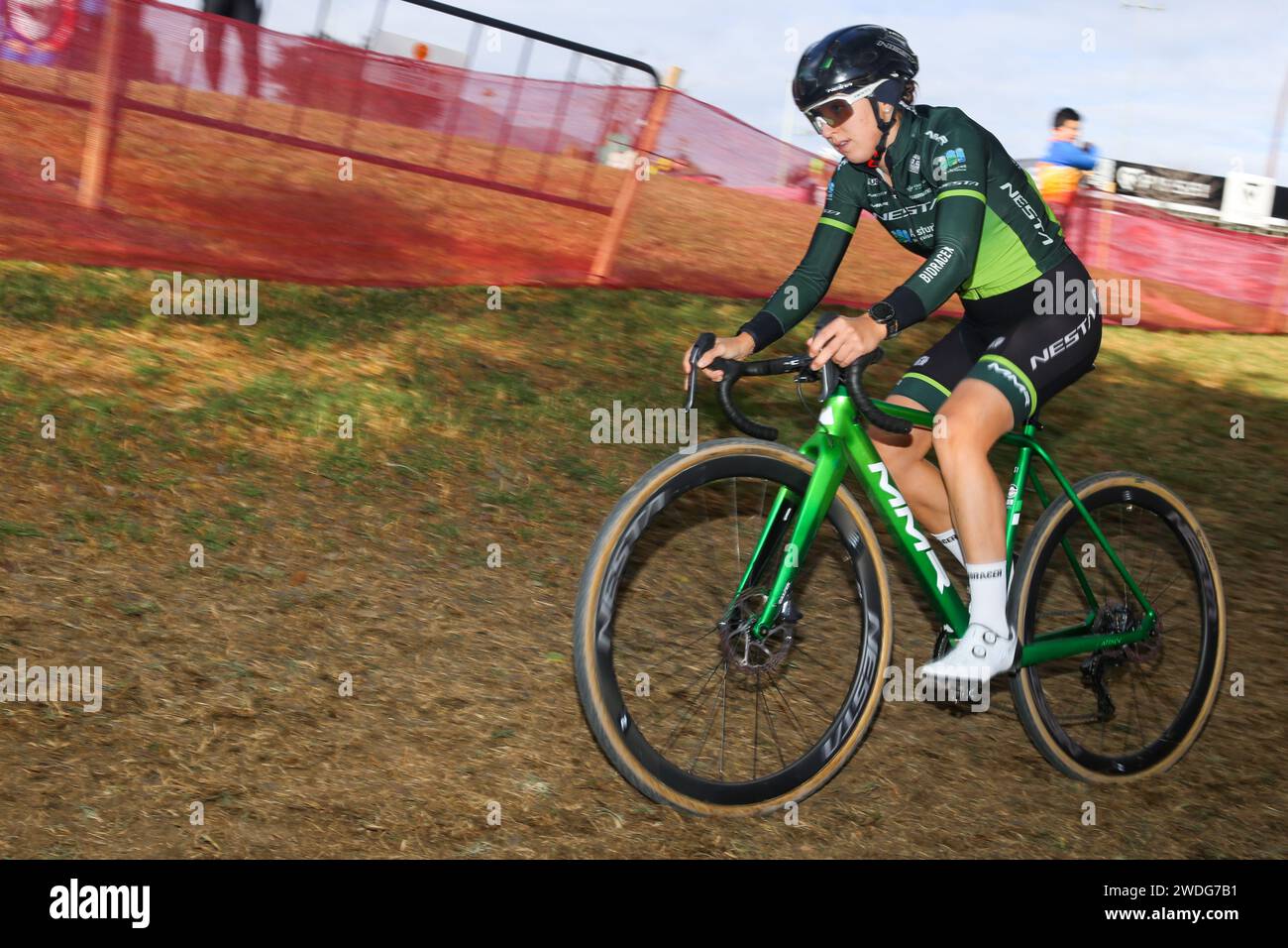 Benidorm, Spain. 20th Jan, 2024. Nesta - MMR CX Team cyclist, Sofia ...