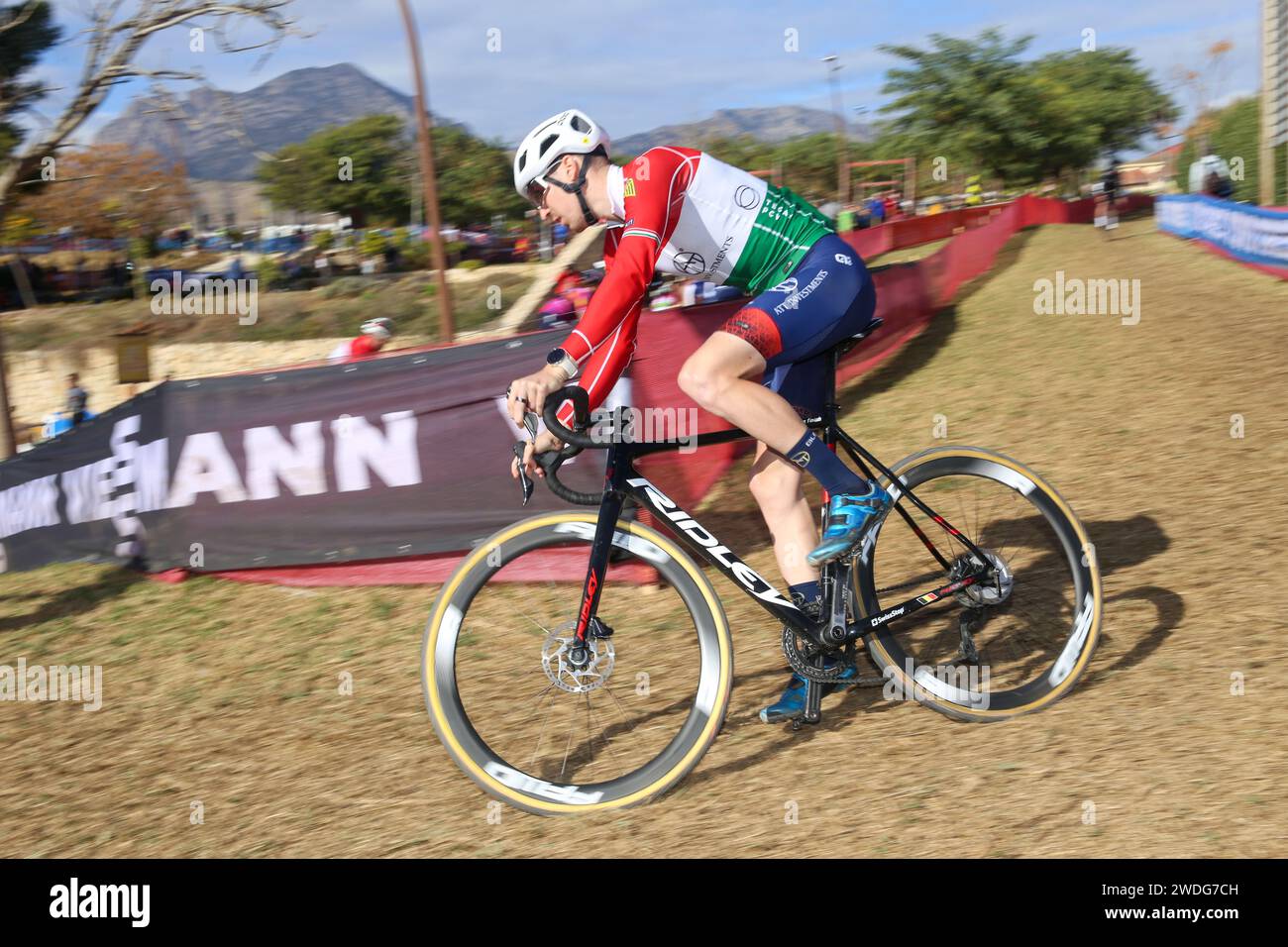 Benidorm, Spain. 20th Jan, 2024. ATT Invetsments cyclist, Marton Dina ...