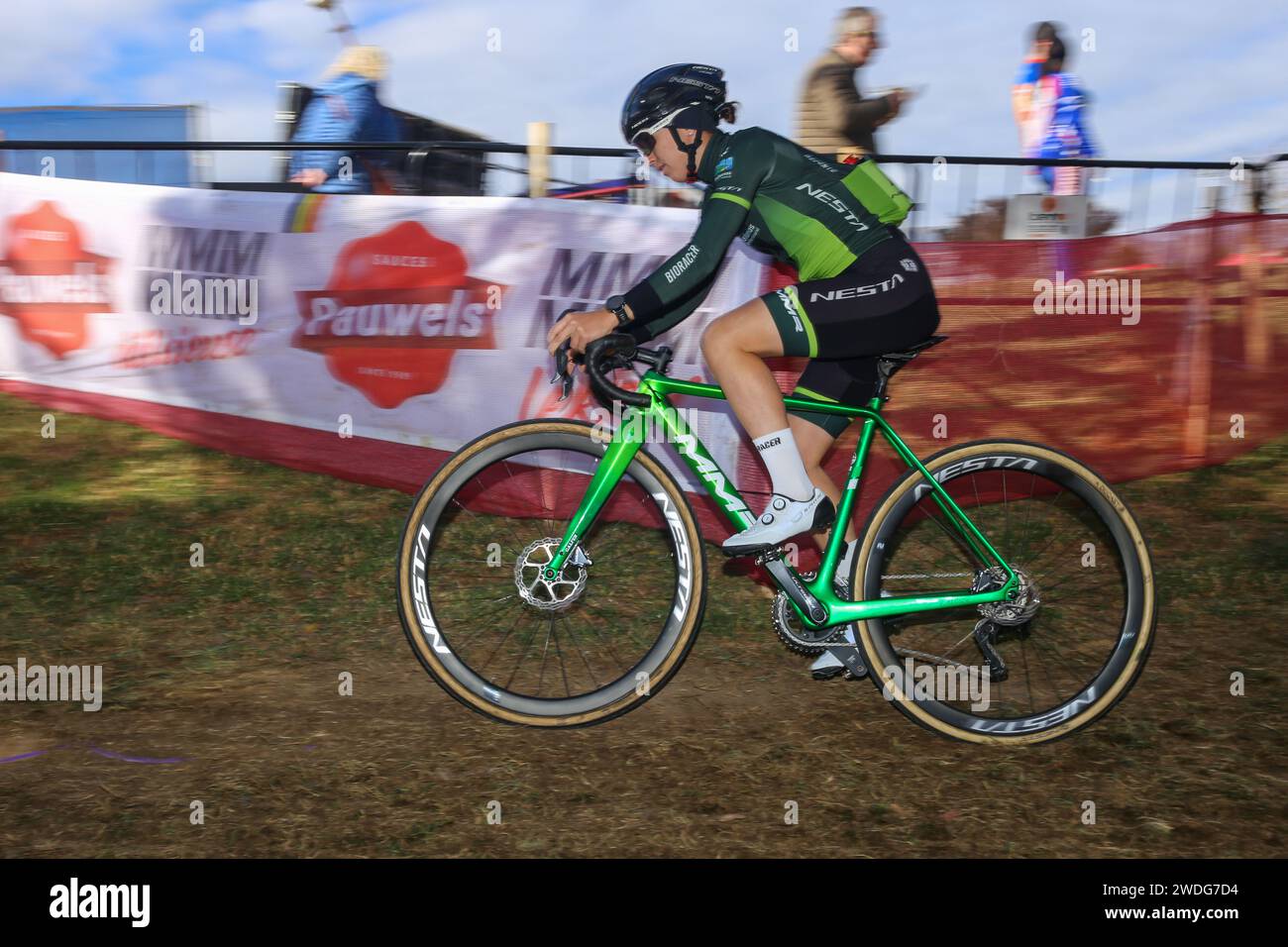 Benidorm, Spain. 20th Jan, 2024. Nesta - MMR CX Team cyclist, Sofia ...