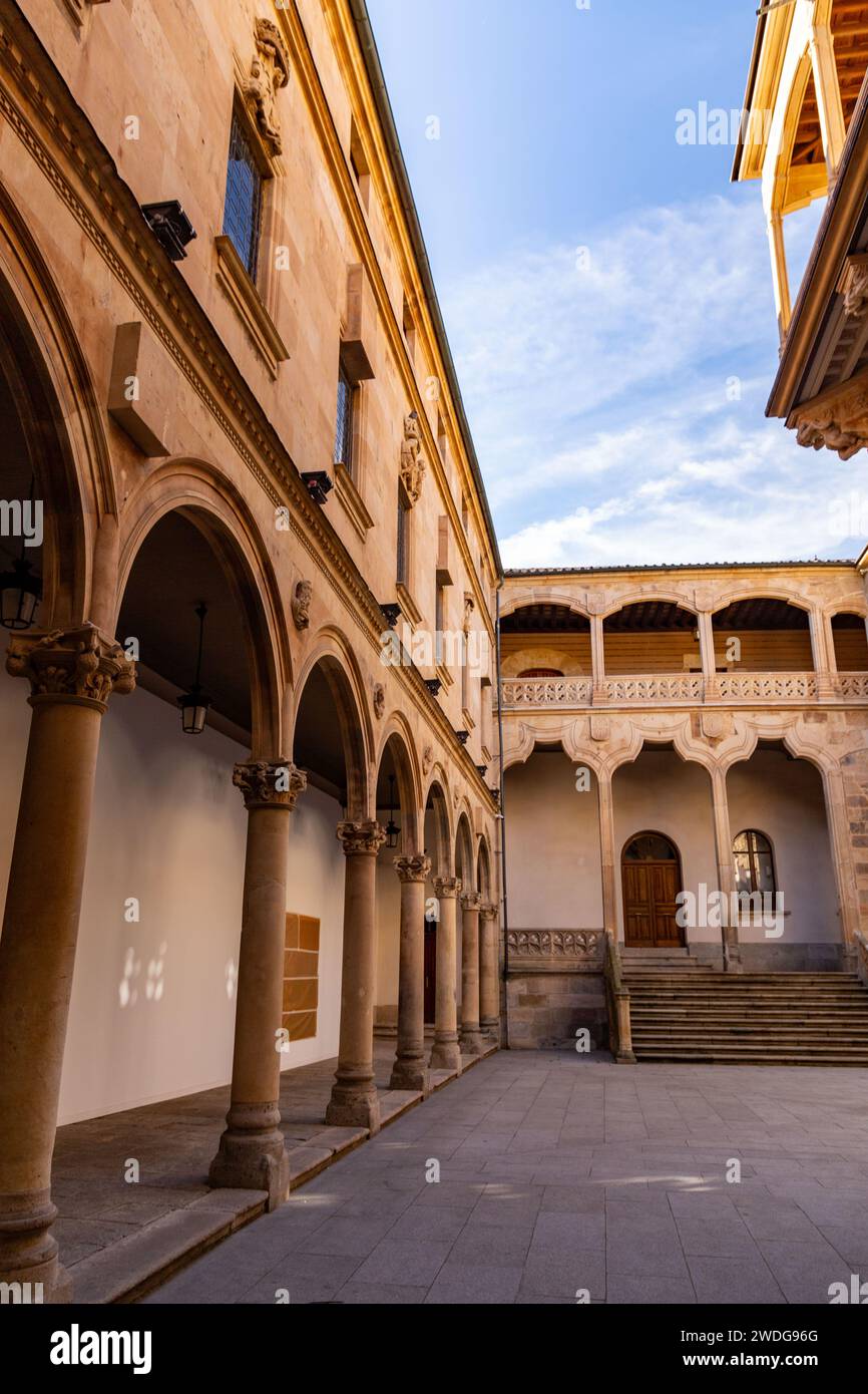 Salamanca, Spain - February 20, 2022: The Salina Palace is a building ...