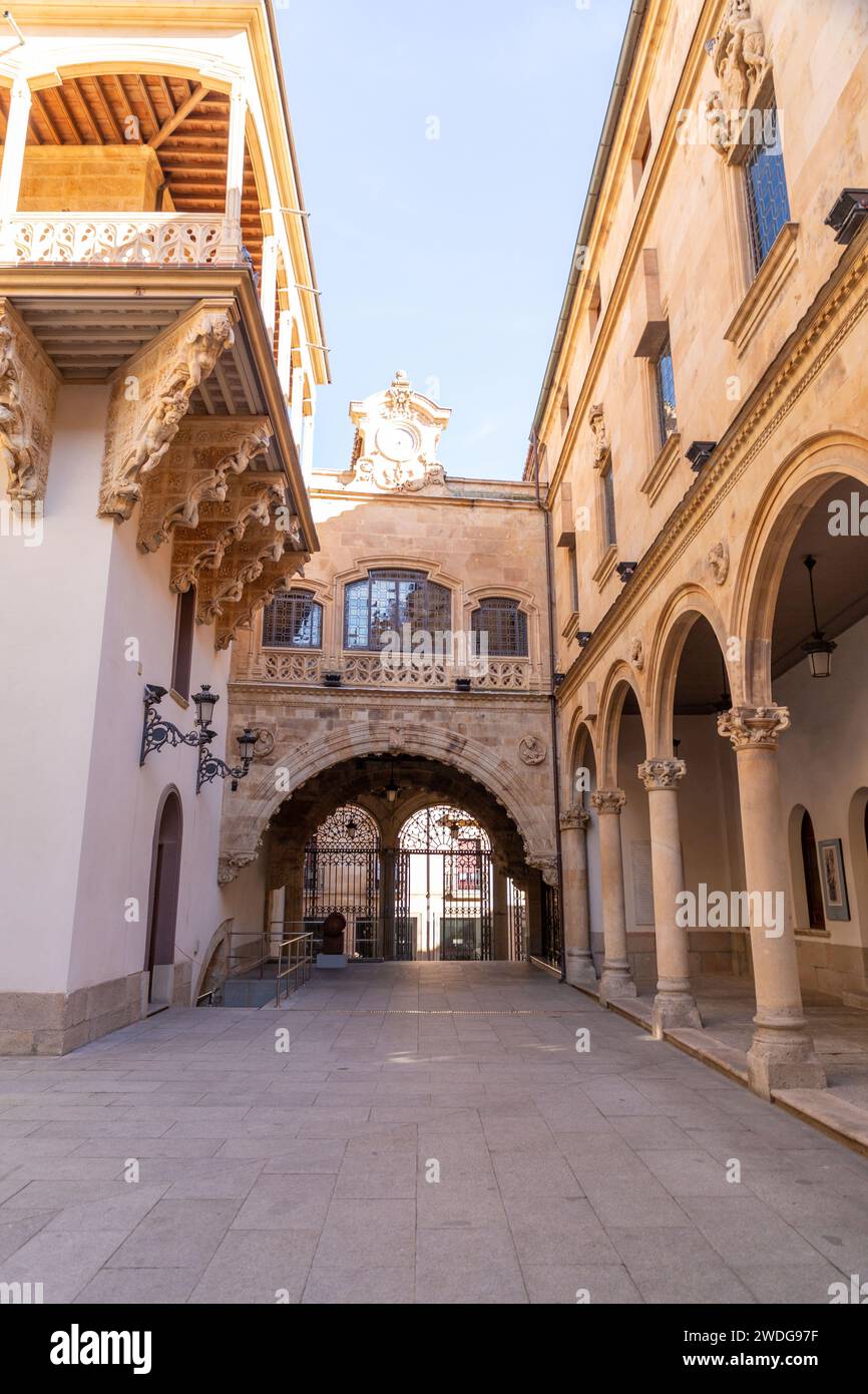 Salamanca, Spain - February 20, 2022: The Salina Palace is a building ...