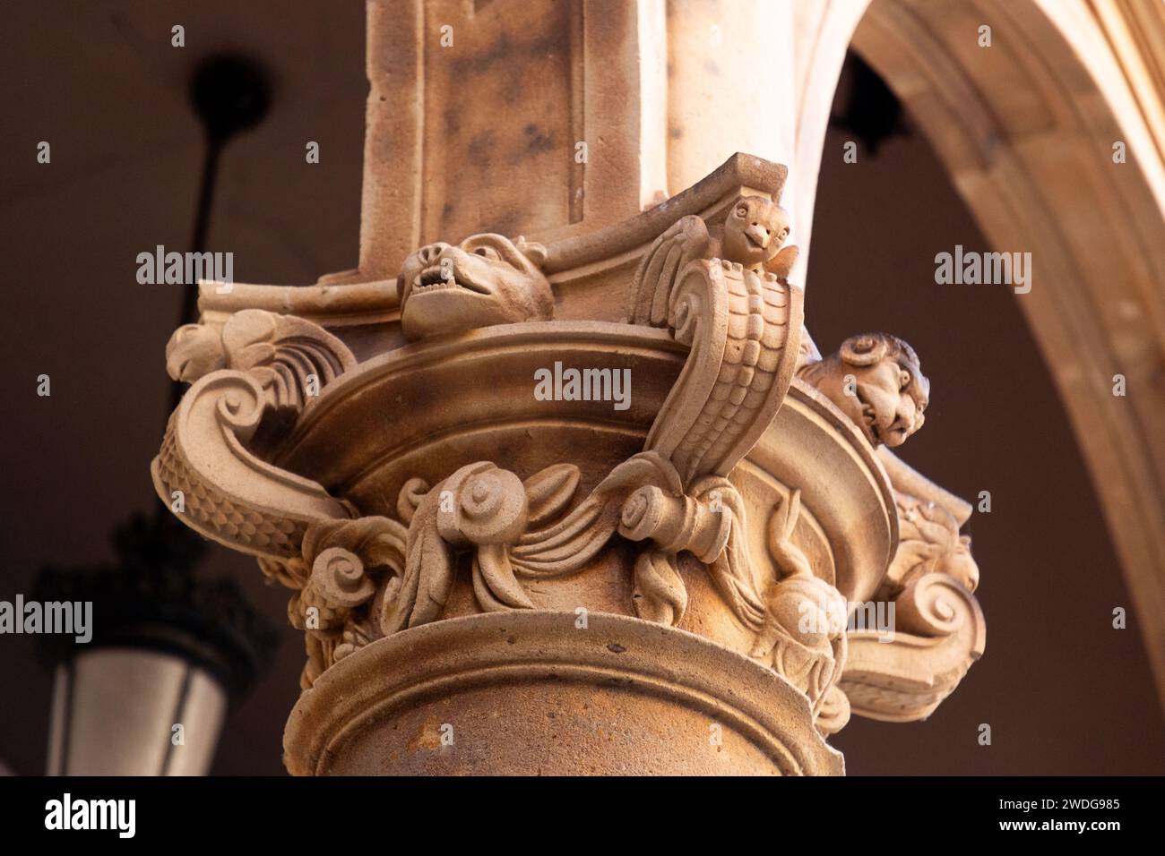 Salamanca, Spain - February 20, 2022: The Salina Palace is a building ...