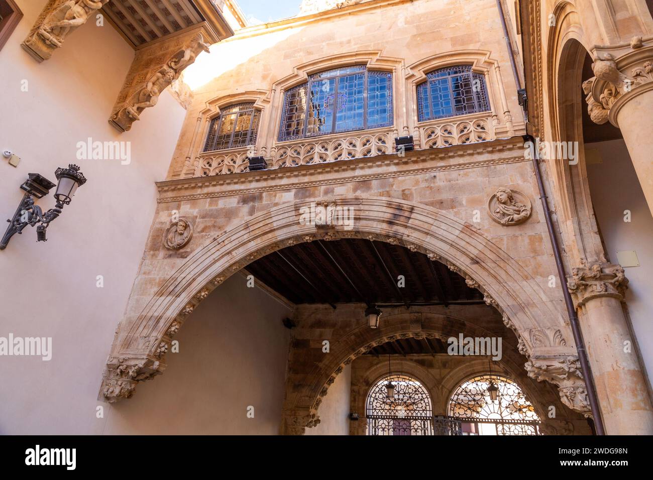 Salamanca, Spain - February 20, 2022: The Salina Palace is a building ...