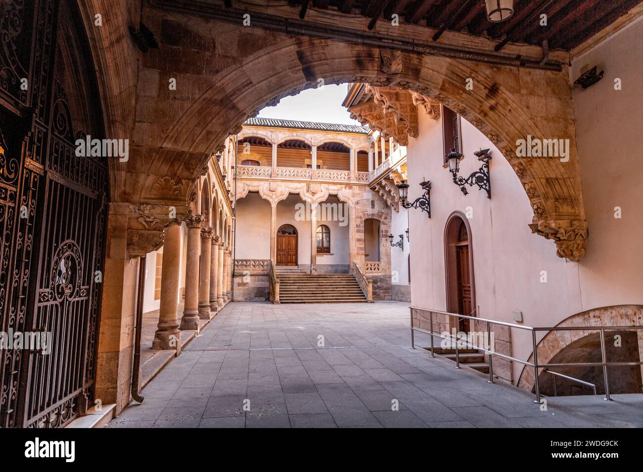 Salamanca, Spain - February 20, 2022: The Salina Palace is a building ...