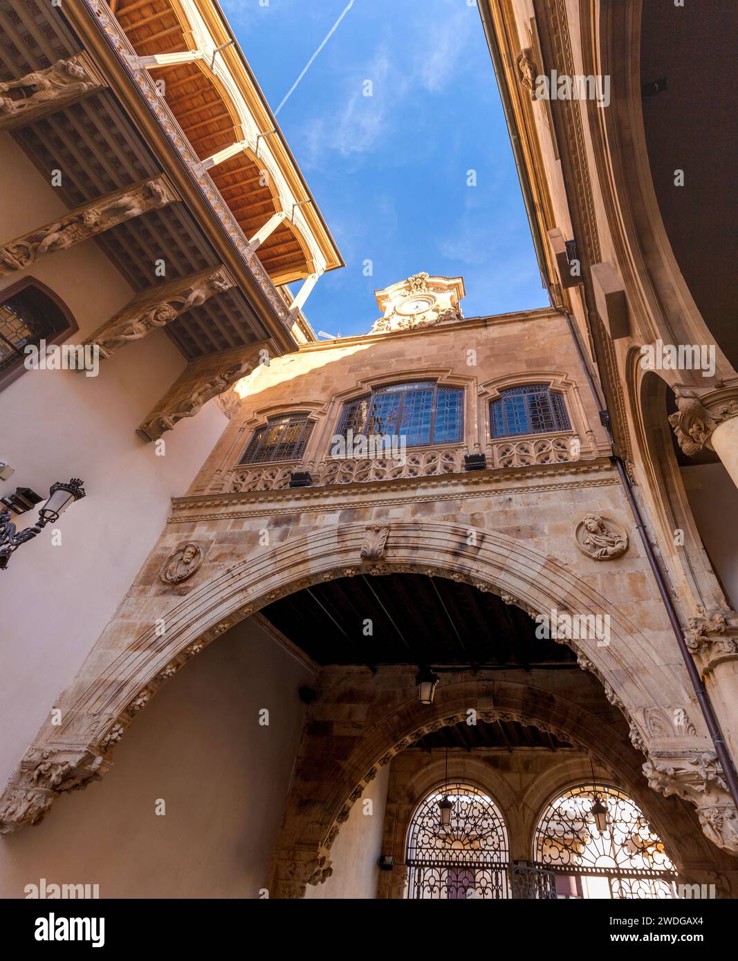 Salamanca, Spain - February 20, 2022: The Salina Palace is a building ...