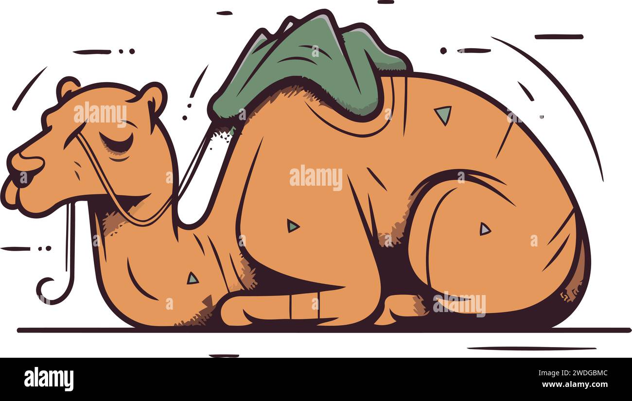 Camel cartoon icon. Animal zoo life nature and fauna theme. Isolated ...