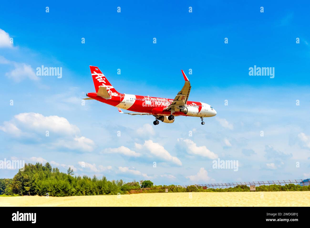 Phuket, Thailand - January 24, 2023: Airplane Airbus A320 (HS-BBH) of ...