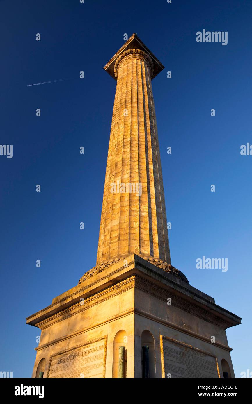 Waterloo Column, Victory Column commemorating the Battle of Waterloo ...