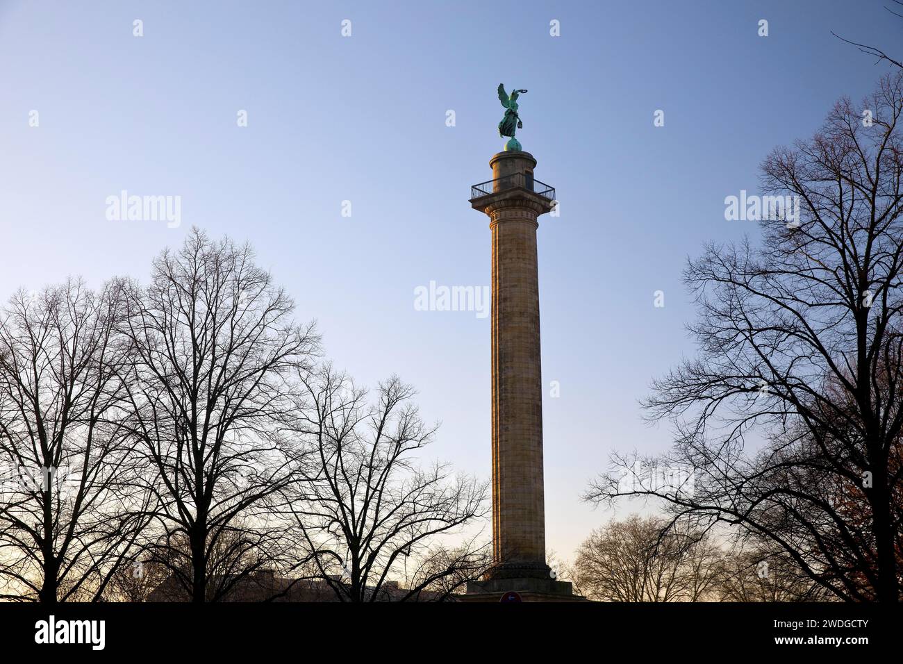 Waterloo Column with Victoria, Victory Column commemorating the Battle ...