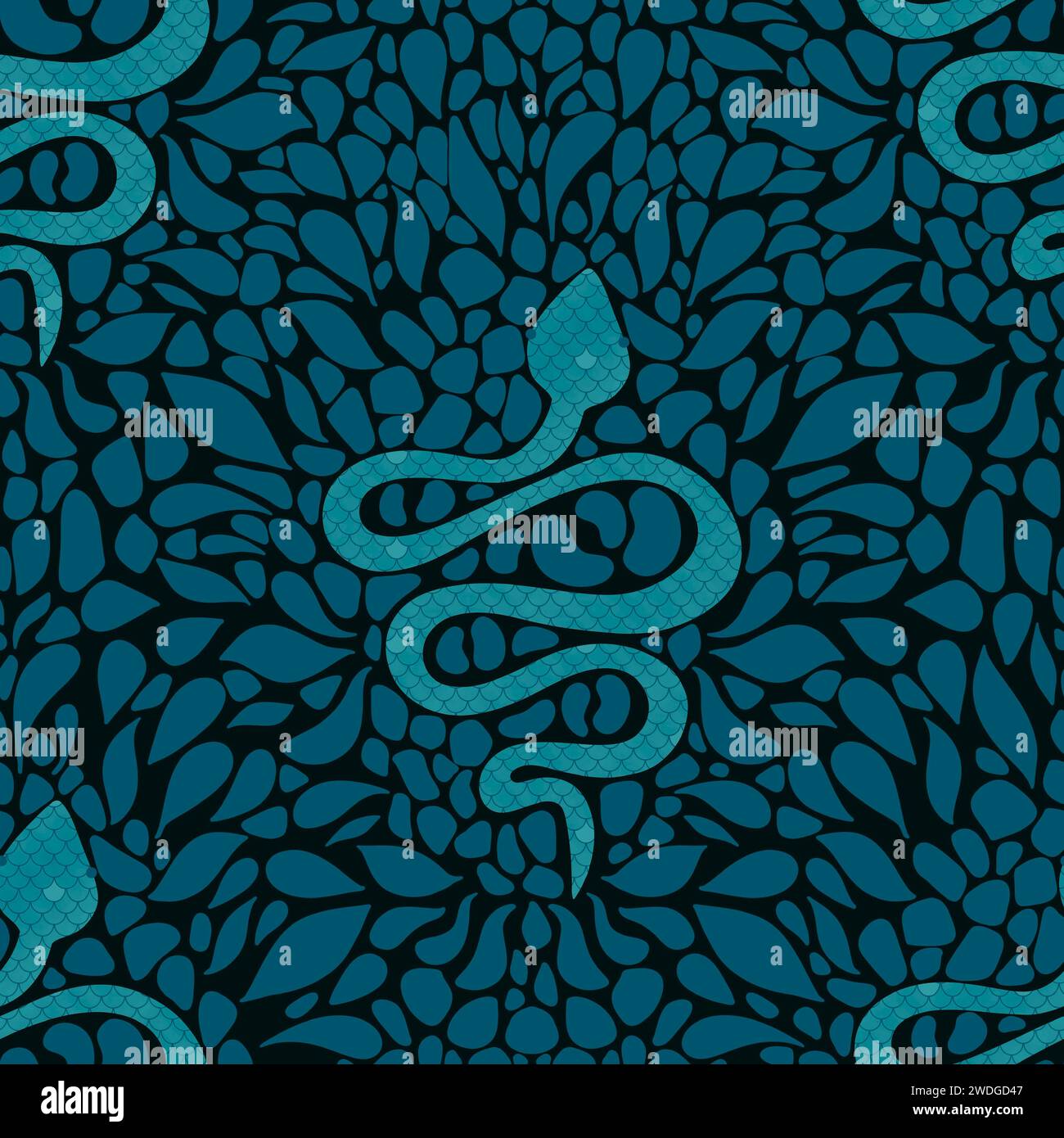 Cartoon animals seamless snakes pattern for wrapping paper and fabrics ...