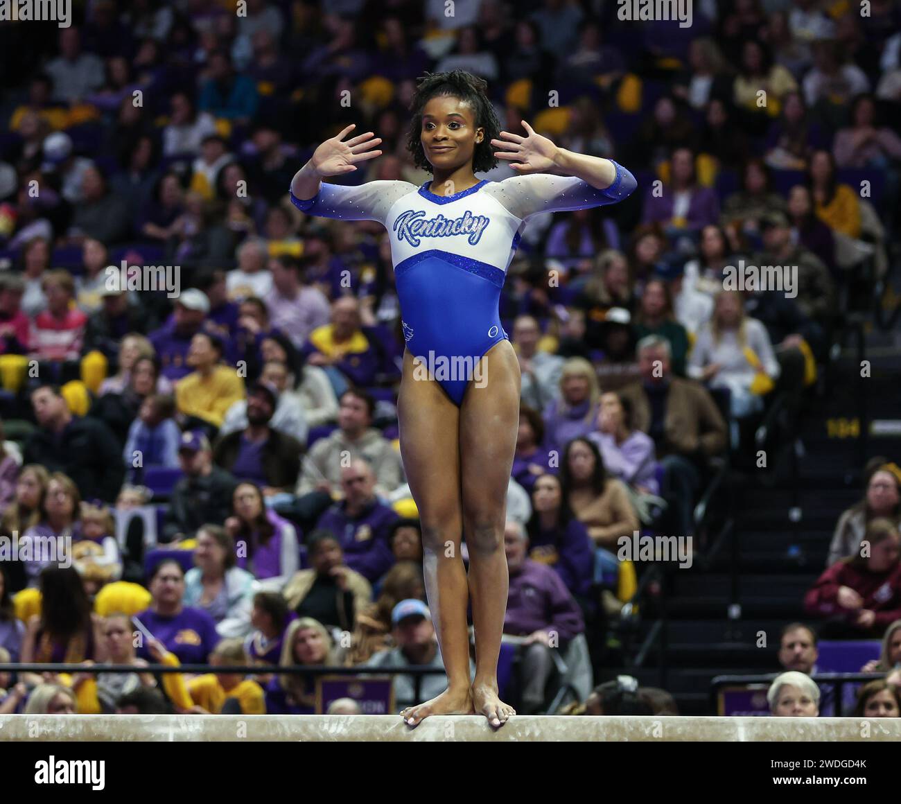 Baton Rouge, LA, USA. 19th Jan, 2024. Kentucky's Arianna Patterson ...
