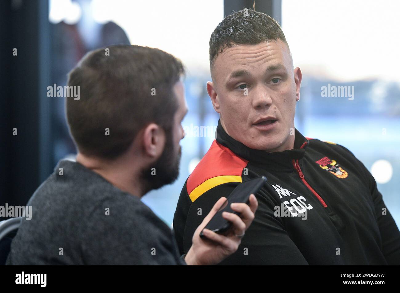 Wakefield, England - 19 January 2024 - Eamonn O’Carroll Head Coach of ...