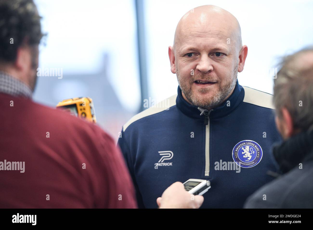 Wakefield, England - 19 January 2024 - Swinton Head Coach Alan Kilshaw ...