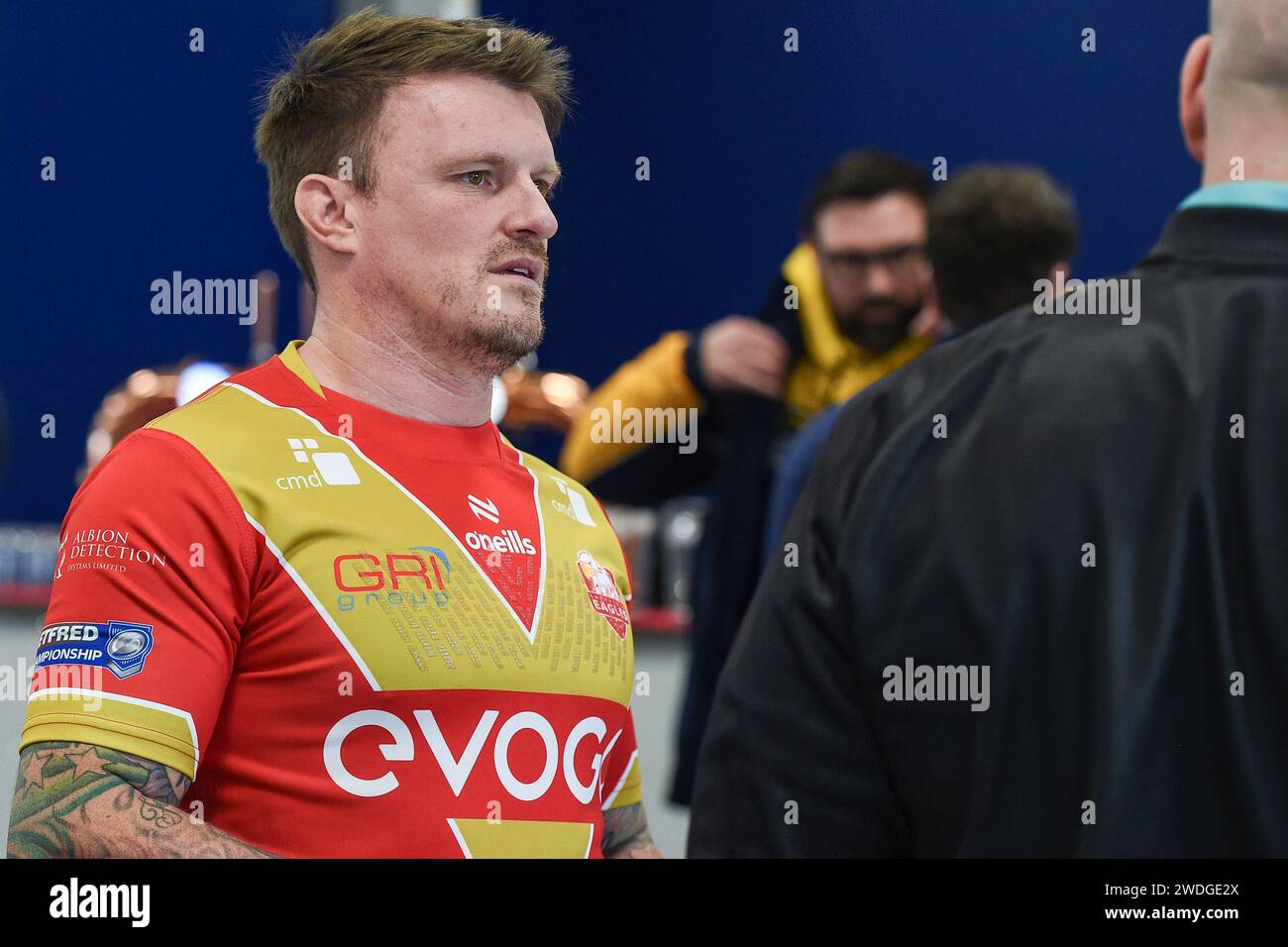 Wakefield, England - 19 January 2024 - Jamie Thackery of Sheffield ...