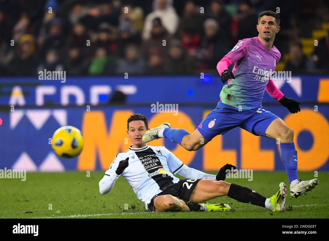 Udine, Italy. 20th Jan, 2024. Udinese's Florian Thauvin portrait in ...