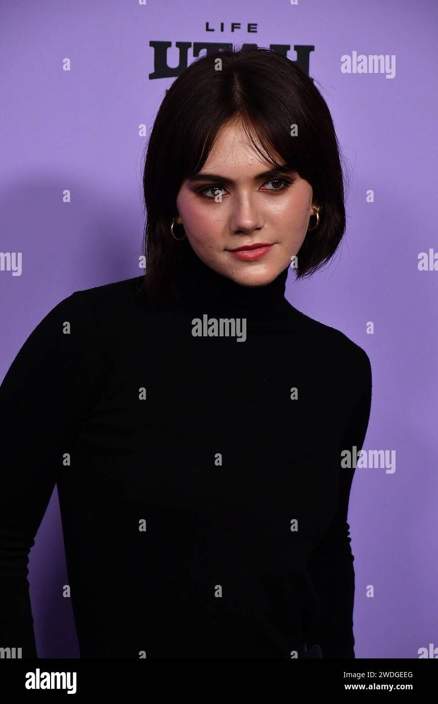 Park City, USA. 20th Jan, 2024. Emilia Jones attends "Winner" Premiere ...