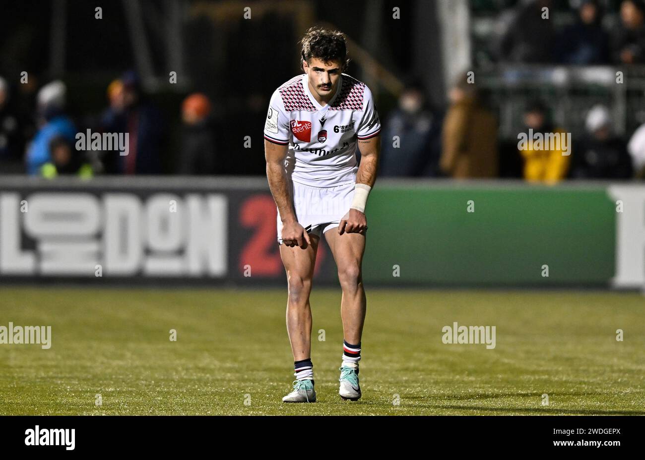 Barnet, United Kingdom. 20th Jan, 2024. EPCR Challenge Cup. Saracens V ...